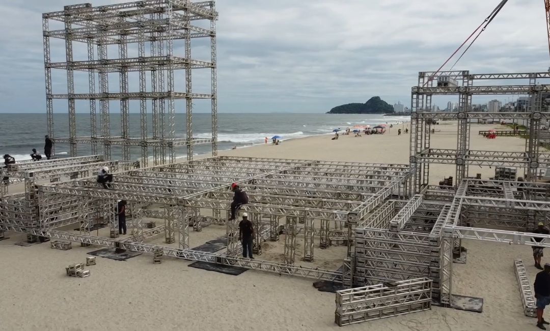 Palcos do Verão Maior começam a ser montados no Paraná - PIXTV